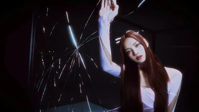 BlackPink's Lisa with Katana | 'Shut Down' MV Photoshoot 4K wallpaper download