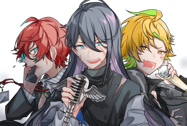 Hypnosis Mic - Hifumi Izanami,Jakurai Jinguji & Doppo Kannonzaka HD wallpaper download