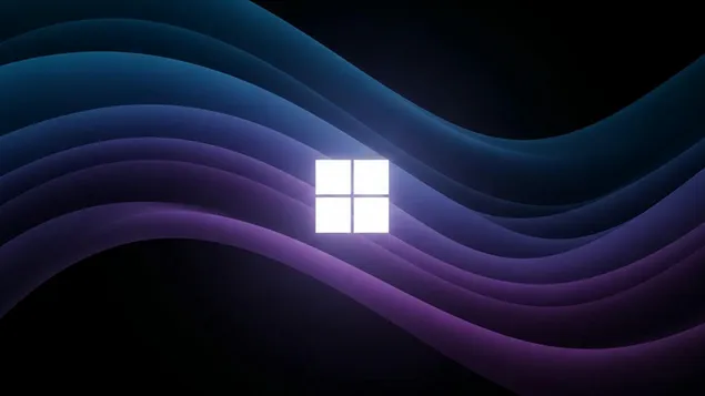 Shadowed abstract generic flow patterns with a radiant Windows 11 ...