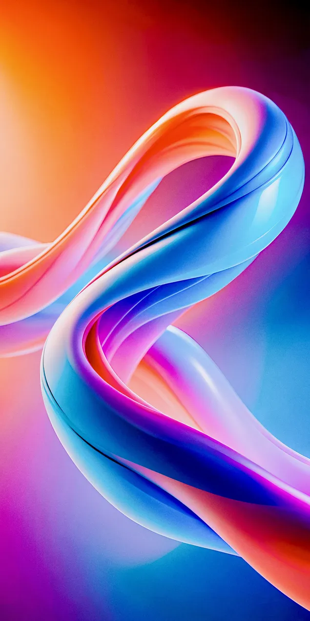 Vibrant Abstract Swirls of Color Flowing Together Seamlessly premium 2K wallpaper download